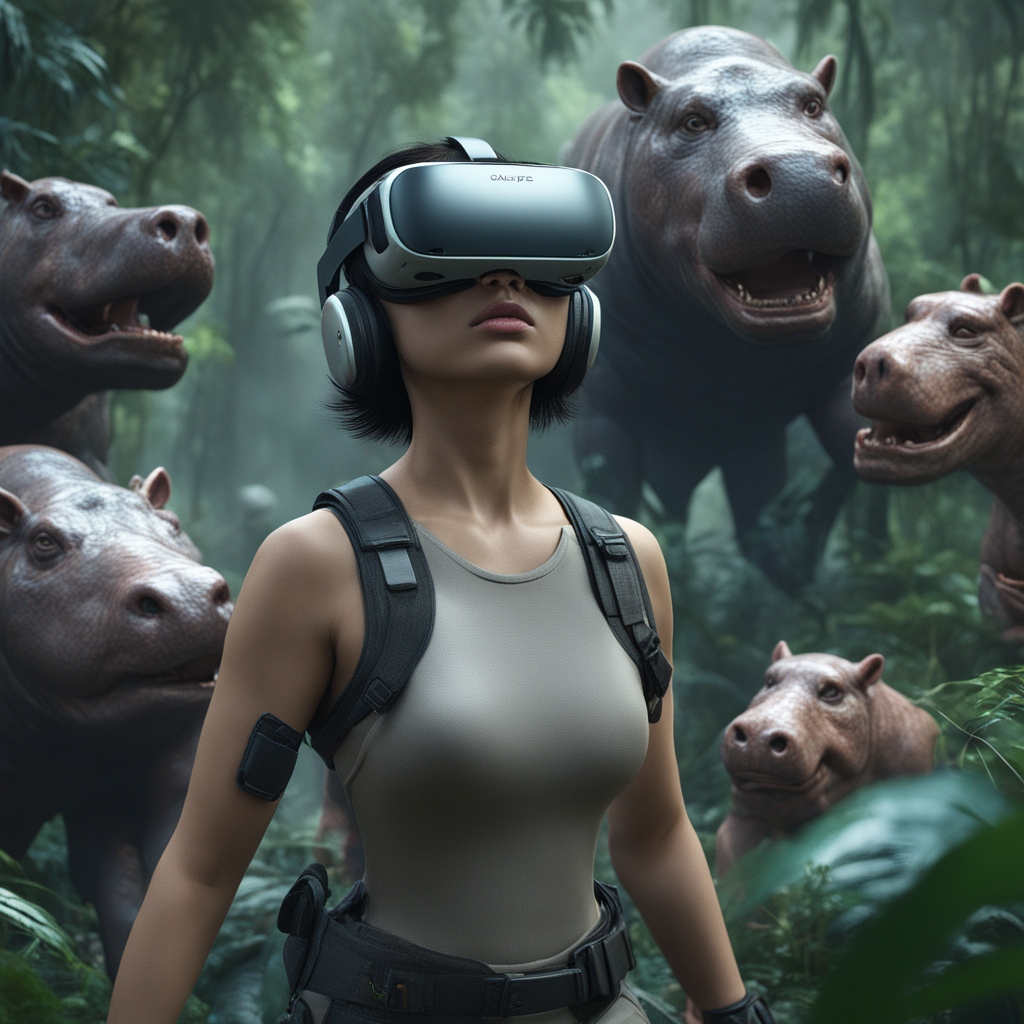 Demo space: NFT Hippopotamus in Metaverse - Taiteen talo